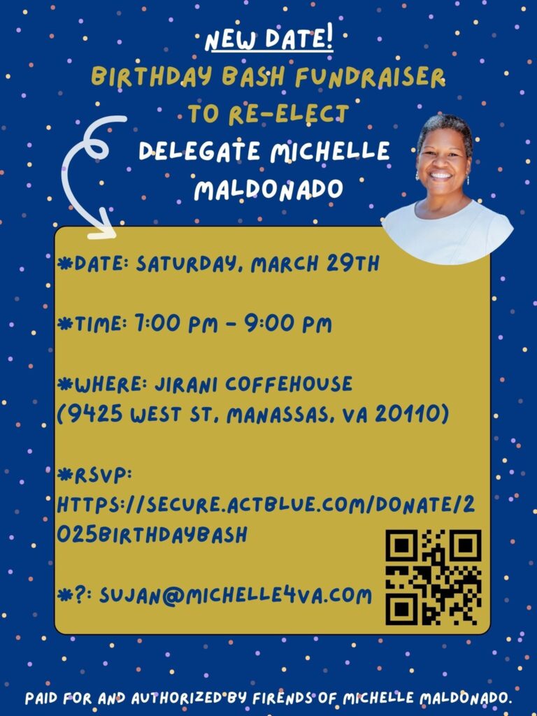 Birthday Bash for Delegate Michelle Maldonado - Prince William County ...